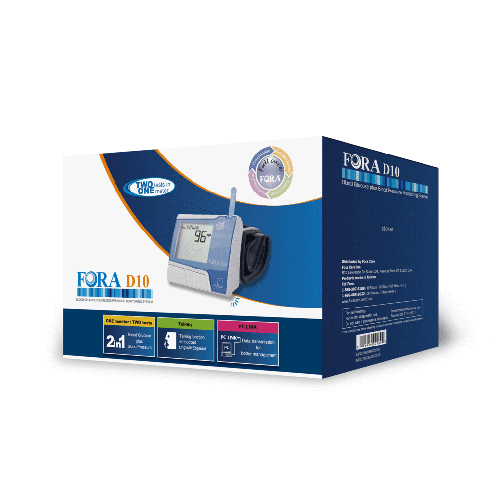 FORA D10 – Blood Pressure and Blood Glucose Monitoring System for ...