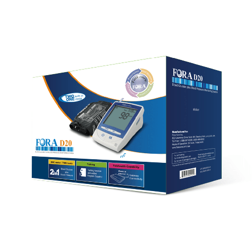 FORA D20 – Blood Pressure and Blood Glucose Monitoring System for ...