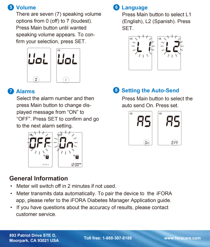 TN’G Voice Meter Settings – ForaCare